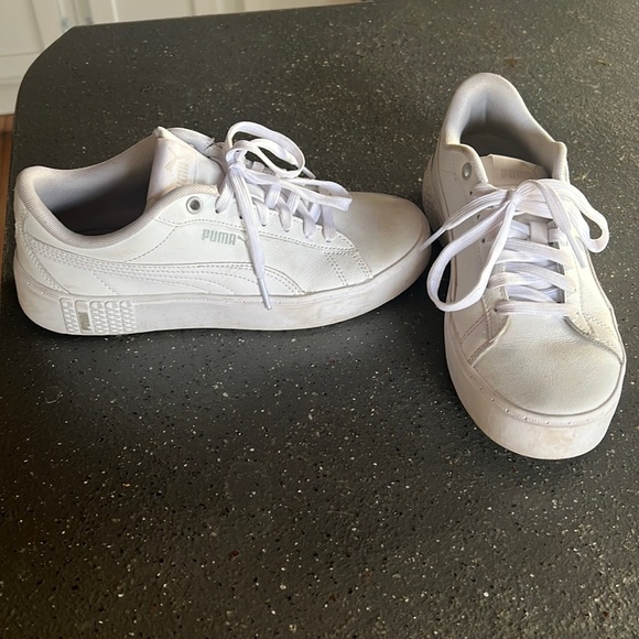 Puma | Shoes | Puma White Sneakers | Poshmark